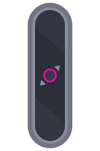 무선 스마트 스피커 아이콘입니다 현대적인 디자인의 음악 홈 시스템 원격 인터넷 연결이 가능한 음성 디지털 장치 스마트 홈을위한 음성 제어 인터페이스가있는 장치