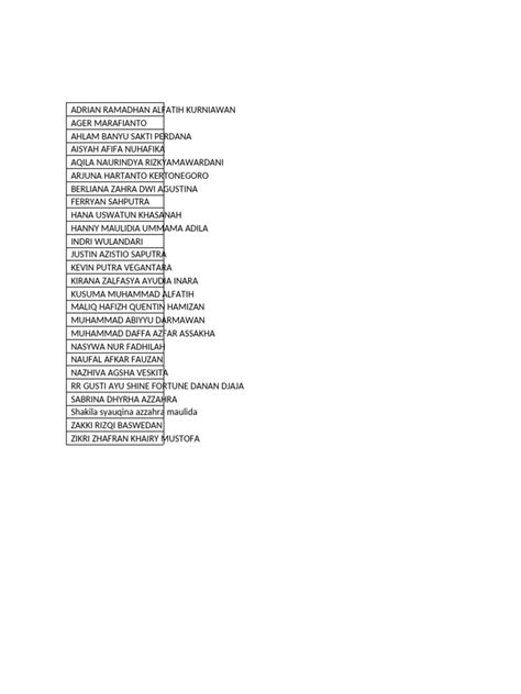 Data Siswa Pdf