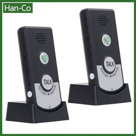 [han Co] 2 Way Voice Intercom Super Long Range Wireless Intercomunicador Waterproof Intercom
