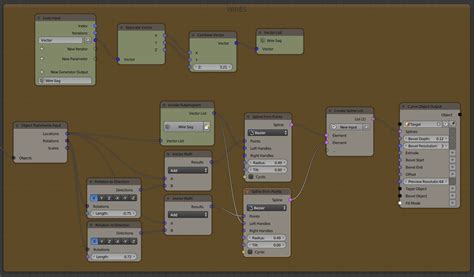 animation nodes how to create splines from two different points in
