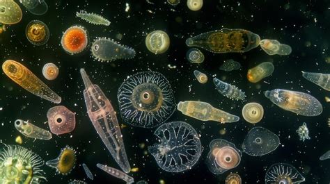 A Contrastenhanced Image Of A Euglenoid Colony Revealing The Presence