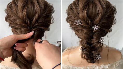 Braiding Hair Tutorial Video Hairstyle Teaching Hairstyle Shorthair YouTube