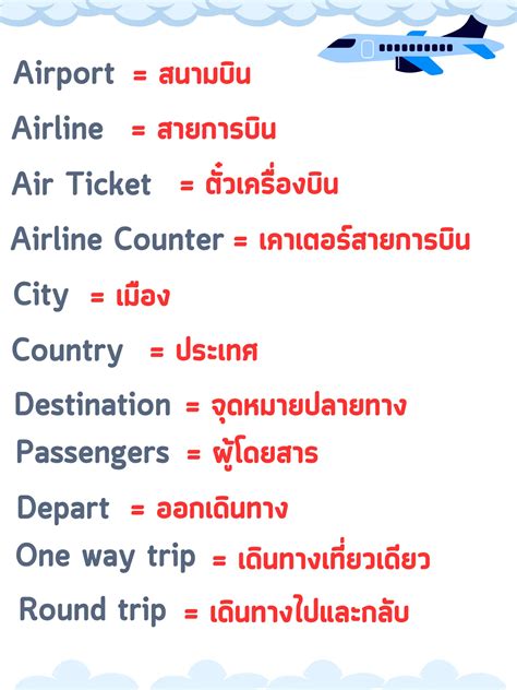 คำศัพท์ควรรู้ ️ก่อนจองตั๋วเครื่องบิน Memint Diaryが投稿したフォトブック Lemon8