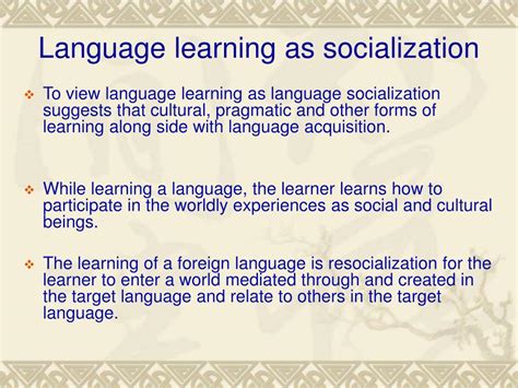 Ppt Foreign Language Learning As Identity Reconstruction Through