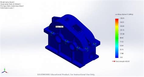 Solidworks Static Simulation Sspace