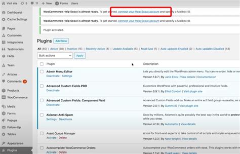 how to setup help scout with woocommerce