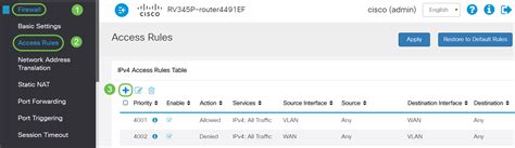 ACL Best Practices On An RV34x Series Router Cisco