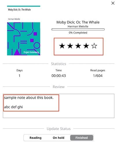 fr book rating and review information in history and file browser · issue 10381 · koreader