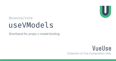 Usevmodels Vueuse