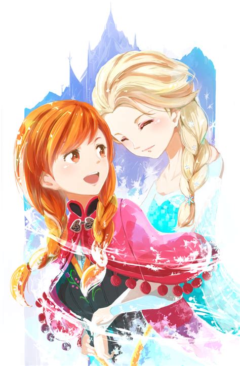 Safebooru 2girls D Absurdres Anna Frozen Blonde Hair Braid
