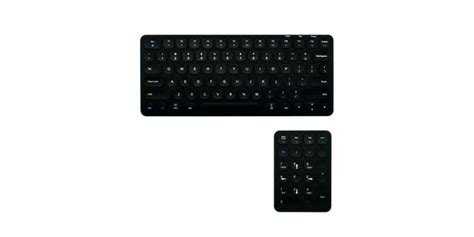 Ergoapt Dual Combo Tkl Keyboard Numeric Keypad Opc13bw Mwave