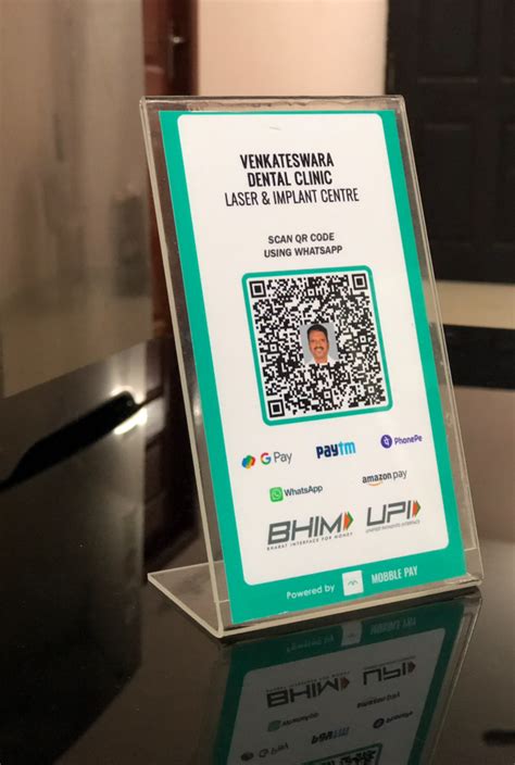 Single QR Standee MOBBLE PAY
