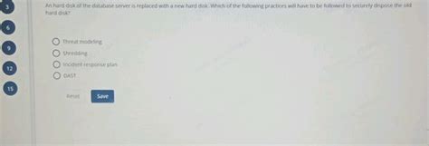 3 An Hard Disk Of The Database Server Is StudyX