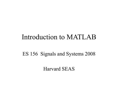PPT Introduction To MATLAB PowerPoint Presentation Free Download ID
