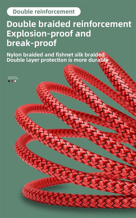 Shop Generic M M Long Cable Usb C Lightning Micro Usb Cord Compatible