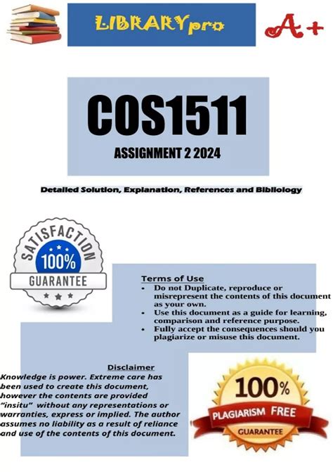 Cos1511 Assignment 2 Complete Answers 2024 735127 Due 13 May 2024 Introduction To