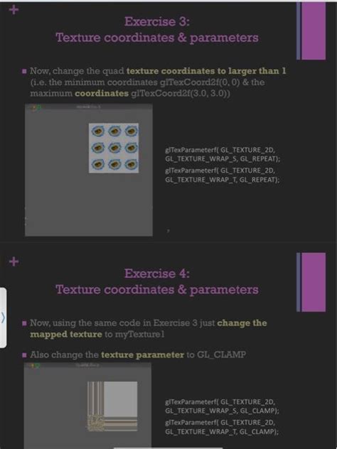 Solved Exercise 1 OpenGL Texture Using The Functions We Chegg