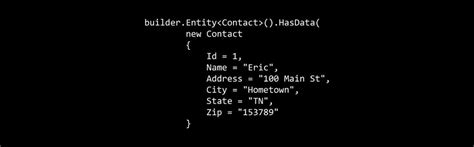 Entity Framework Core 21 Data Seeding Rdotnet