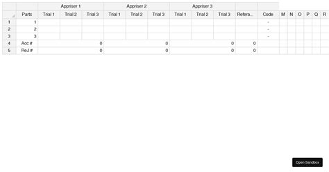 Jspreadsheet Validations Examples CodeSandbox