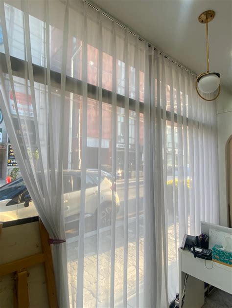 나비주름커튼 쉬폰커튼 당근 중고거래