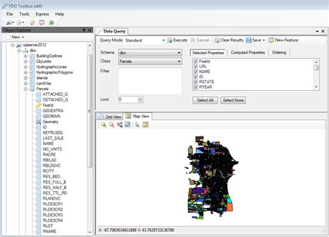 The Map Guyde Sql Server 2012 Fdo Support