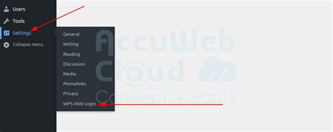 How To Hide Wordpress Admin Url From The Dashboard Accuweb Cloud