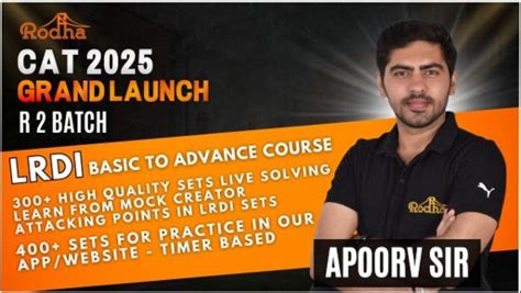 Cat 2025 Batch R1 Zero To Zenith Logical Reasoning And Data Interpretation By Ravi Prakash