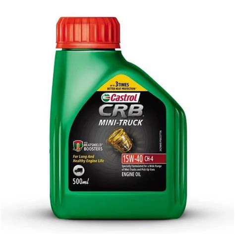 Castrol Crb 15w40 Ch 4 Mini Truck Engine Oil Bottle Of 500 Ml At ₹ 170bottle In Moradabad