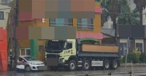 생각지도 못한 방법덤프트럭 활용한 힌남노 대비