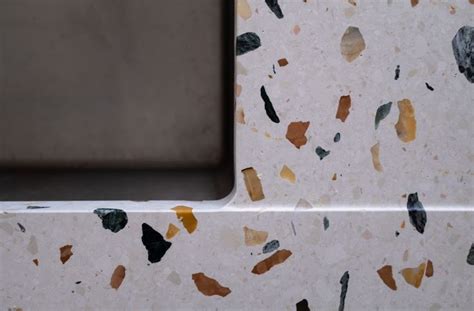 Terrazzo Werkblad Grote Spikkel Terrazzo Werkbladen