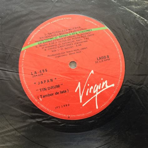 Japan Tin Drum Vinilo En Buen Estado Formatomuertodistro
