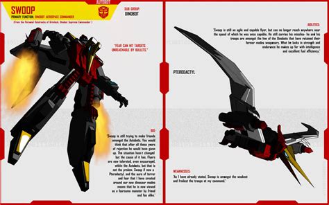DINOBOT SWOOP By F For Feasant Design On DeviantArt