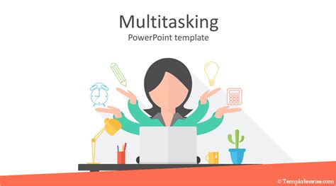 free multitasking concept slides powerpoint template designhooks