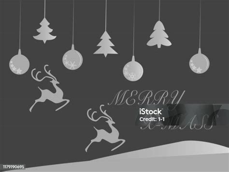 휴일 요소와 메리 크리스마스와 새해 엽서 인사말 카드에 딱 맞는 벡터 일러스트레이션 12월에 대한 스톡 벡터 아트 및 기타 이미지 12월 개념 개념과 주제 Istock