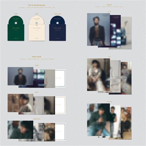 Jung Kooks Solo Album Golden Bts Jungkook Jk Weverse Shop Hobbies And Toys Collectibles