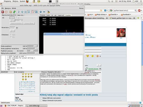 Instalacja Wersji Rozwojowej LinuxCNC Z NGCGUI Cnc Info Pl FORUM CNC