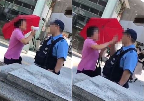 视频疯传！中国大妈举扩音器对日本警察狂吼抗议 环球大观 万维读者网（电脑版）