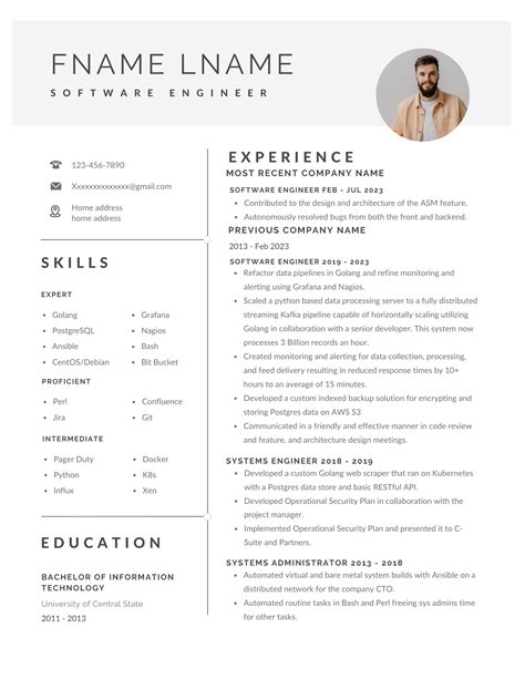 backend software engineer mid senior r resumes