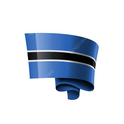 Botswana National Flag Background Country Rippled Ripple Realistic Png And Vector With
