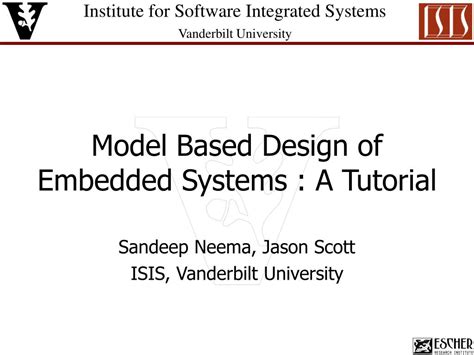 PPT Model Based Design Of Embedded Systems A Tutorial PowerPoint Presentation ID