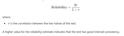 Split Half Reliability Methods Examples And Formulas