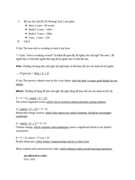 Writing Task 2 Pdf