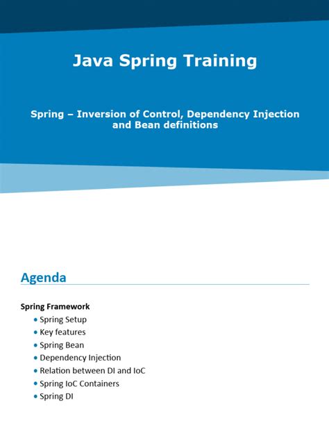 spring diandioc pdf spring framework software development