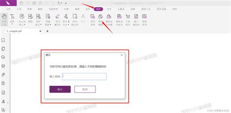 Pdf有权限密码怎么办？pdf文件被保护请输入权限密码 Csdn博客