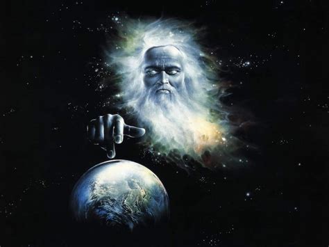 Man Holding Earth Digital Wallpaper Fantasy Art Earth God Hd