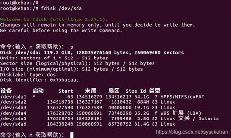 linux常用命令（文件系统与磁盘相关操作） linux常用磁盘相关命令 csdn博客