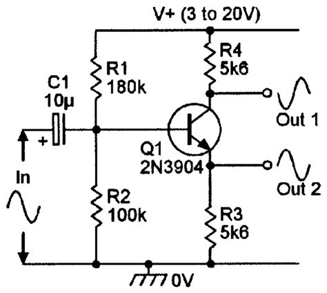 Unity Gain Transistor Amplifier Circuit Unity Gain Transistor Amplifier Circuit