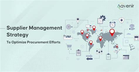 Supplier Management Strategy That Optimizes Procurement Efforts Aavenir