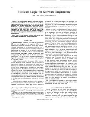 Fillable Online Predicate Logic For Software Engineering Software Engineering Fax Email