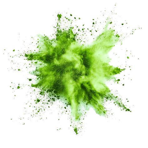 Green Explosion Png Hd Green And Yellow Smoke Dust Explosion Png